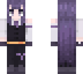 Ninomae Ina'nis in a suit (Human) | Minecraft Skin