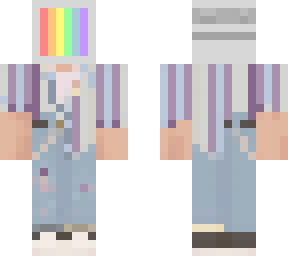 Pride TV head -gender neutral- | Minecraft Skin