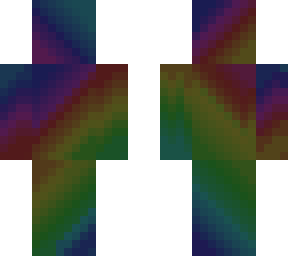 Rainbow arcoris | Minecraft Skin