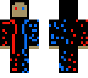 fire red and blue | Minecraft Skins
