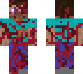 Steve after a fight with the wither | Minecraft Skin