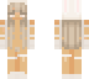 brown skin bunny girl yuh | Minecraft Skin