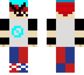 Fnf mod All about the eyes Bf | Minecraft Skin
