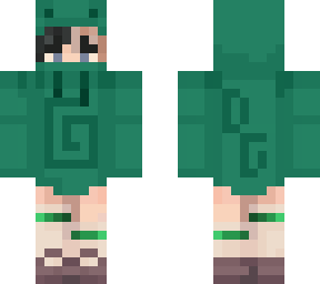 Karl hjacobs frog hoodie but me | Minecraft Skin