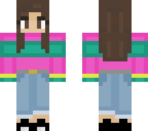 Retro 80s Sweater | Minecraft Skin