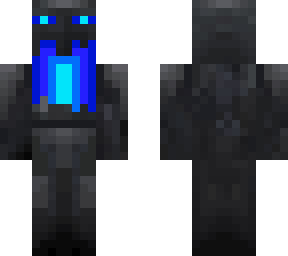 blue soul enderman | Minecraft Skin