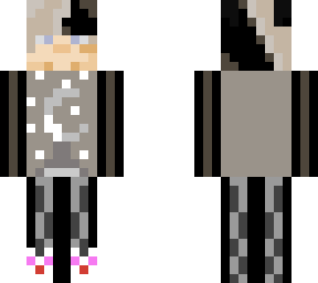 cool skin with bunny slippers | Minecraft Skin