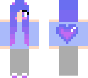 Galaxy cat girl | Minecraft Skin