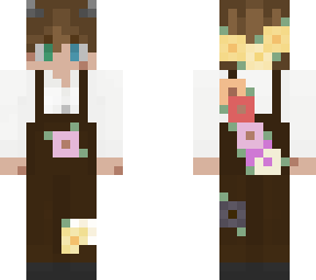 Moobloom twigs Overall | Minecraft Skin