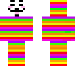rainbow hacker | Minecraft Skins