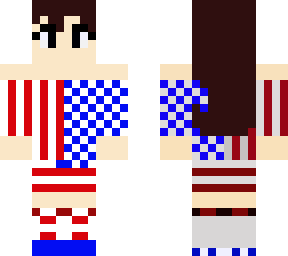 Sid Chang celebrating the 4th of july | Minecraft Skin