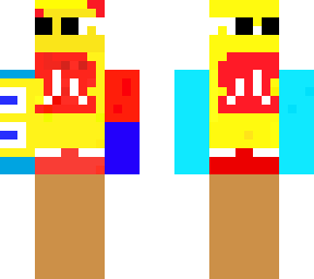 spongebob popsicle | Minecraft Skin