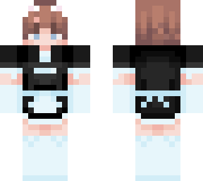 Blue cat maid | Minecraft Skin