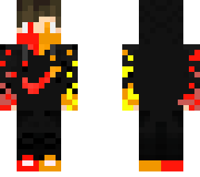 fire gamer | Minecraft Skin