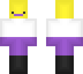 Non-Binary Pride Flag | Minecraft Skin