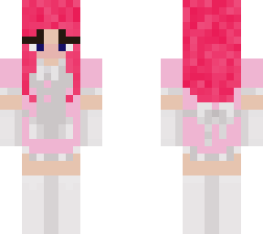 Pink hair maid | Minecraft Skin