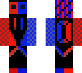 Red and blue | Minecraft Skin