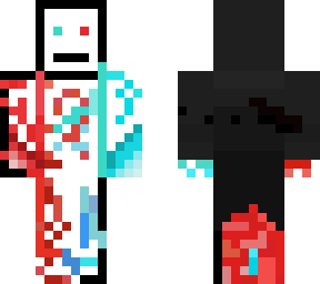 red power vs blue power | Minecraft Skin