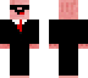 Agent derp pig | Minecraft Skin