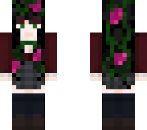 Ash Dead SMP skin lore | Minecraft Skin