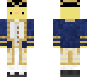 Duck in blue empire suit | Minecraft Skin