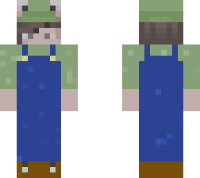 Frog Outfit with overalls | Minecraft Skin