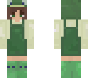 little girl in a frog suit again :/ | Minecraft Skin