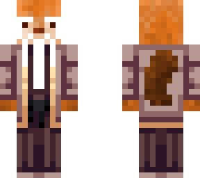 Red Wizzard Squirrel | Minecraft Skin