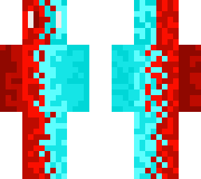 water vs fire | Minecraft Skin
