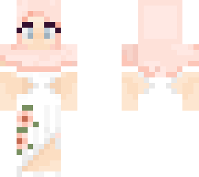 Wedding Dress with Hijab | Minecraft Skin