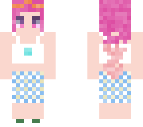 Zoe Conjunto falda de cuadros | Minecraft Skin