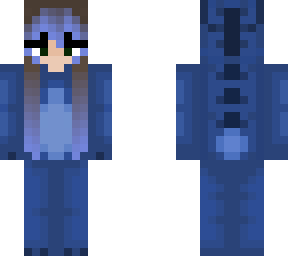 Adorable Stitch Skin (Girl In Stitch Wunzie | Minecraft Skin