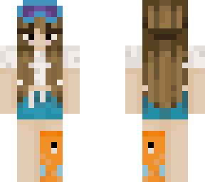 Beach girl :) | Minecraft Skin
