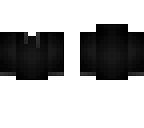 Black Hoodie Template | Minecraft Skin