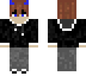 Blue Horned Demon | Minecraft Skin