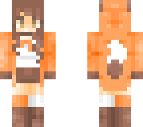 Cute Fox Girl | Minecraft Skin