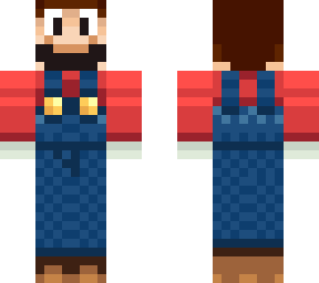mario without cap | Minecraft Skins