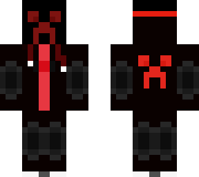 Red Creeper Gamer | Minecraft Skin