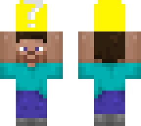 steve holding block | Minecraft Skins