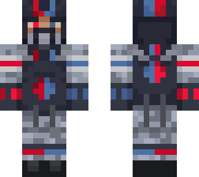 tf2 classic medic red and blu | Minecraft Skin