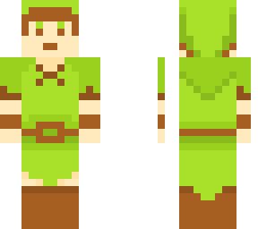8 Bit Link Minecraft Skin