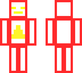 a warning | Minecraft Skin