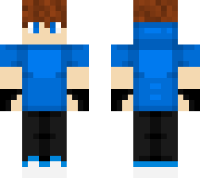 Blue Hoodie Boy | Minecraft Skin