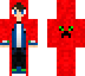 Eystreem mage with red cloak | Minecraft Skin