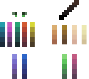 More palettes | Minecraft Skin