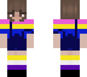 Pan Non-binary | Minecraft Skin