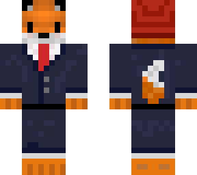 Suit Fox | Minecraft Skin