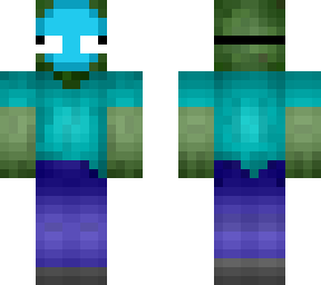 Zombie with Wisp mask | Minecraft Skin