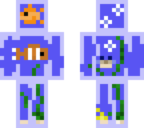 Fish Man Minecraft Skins