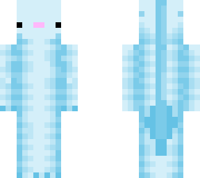 Blue Axolotl | Minecraft Skin